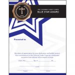 Blue Star Certificate – Shop Cadets
